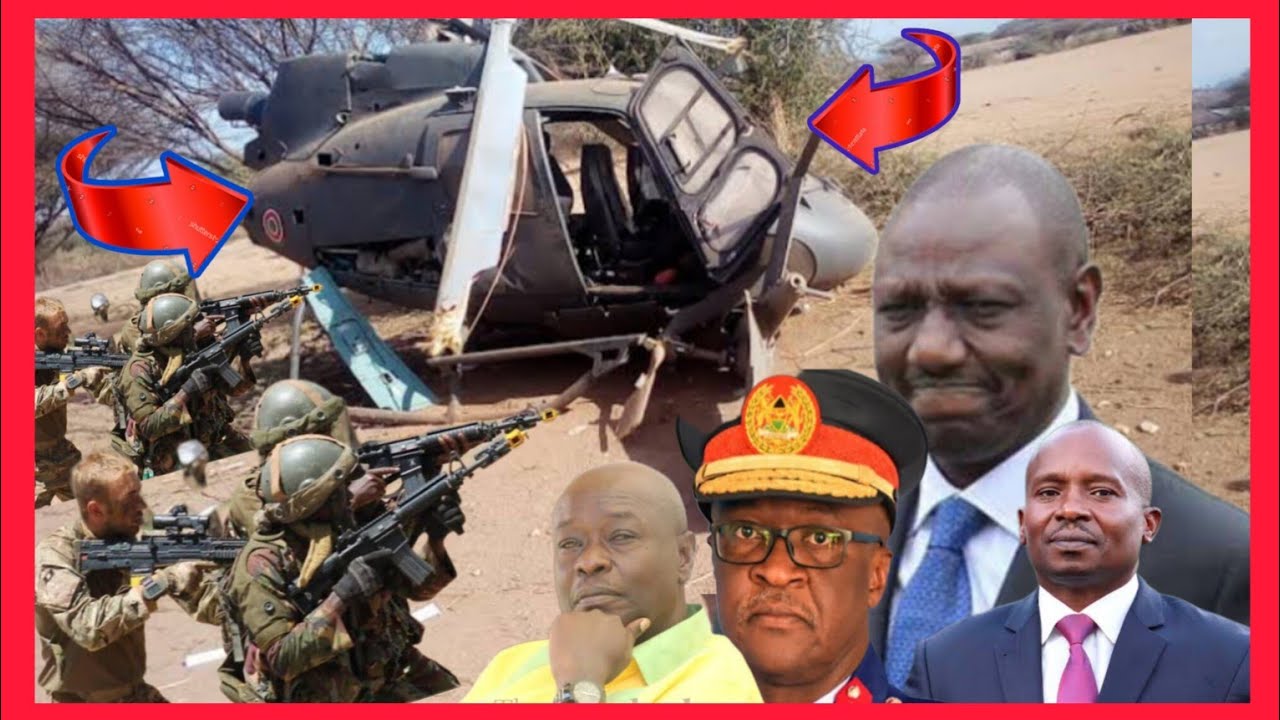 Breaking 🚨CHOPPER full of KDF officers CRASHES in lamu K1LLING everyone ...