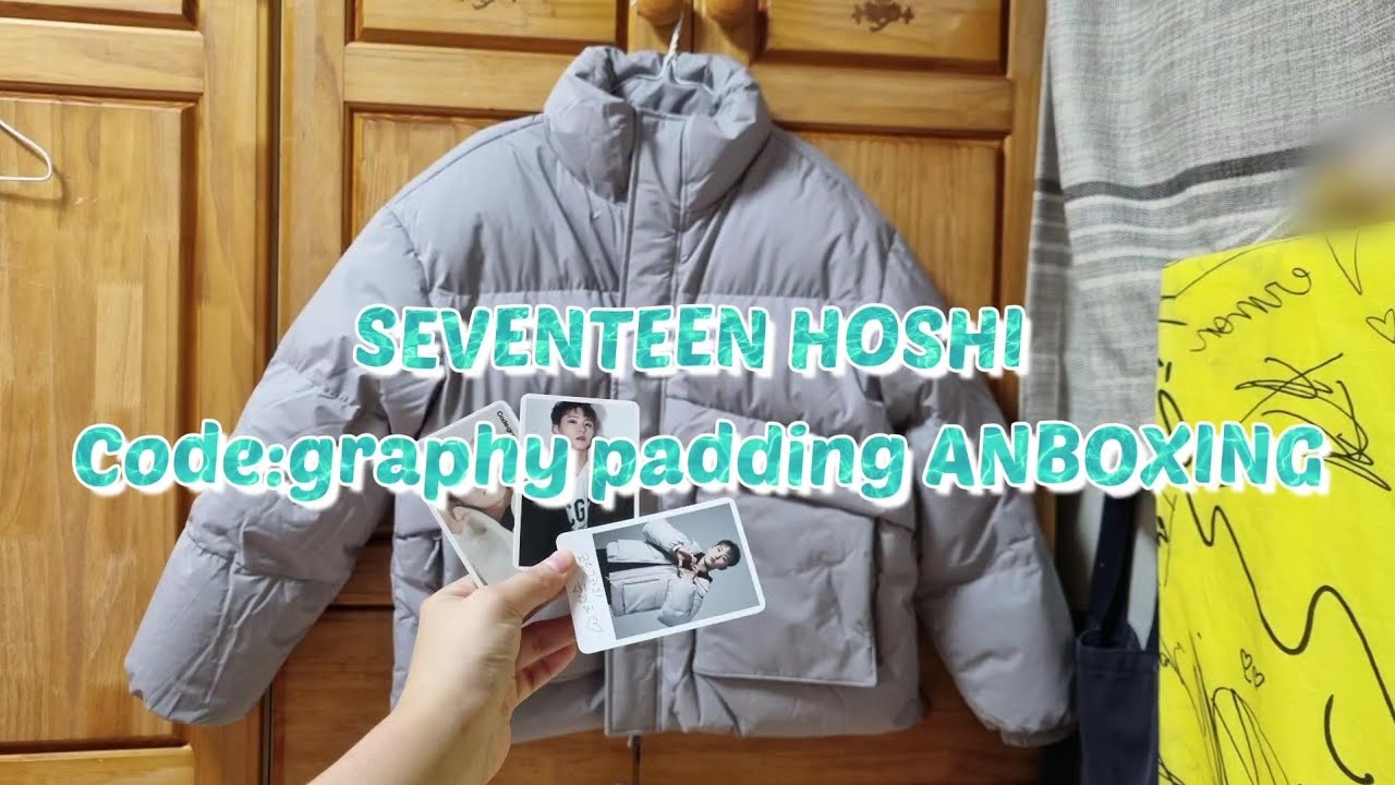 [캐럿로그] SEVENTEEN HOSHI Code:graphy padding ANBOXING 세븐틴 호시 코드그라피 패딩 언박싱 ...