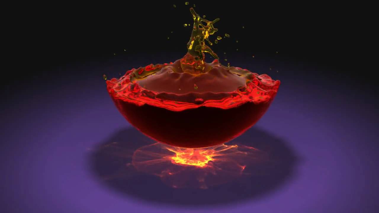 Real Flow Water Splash / 300 fps - YouTube