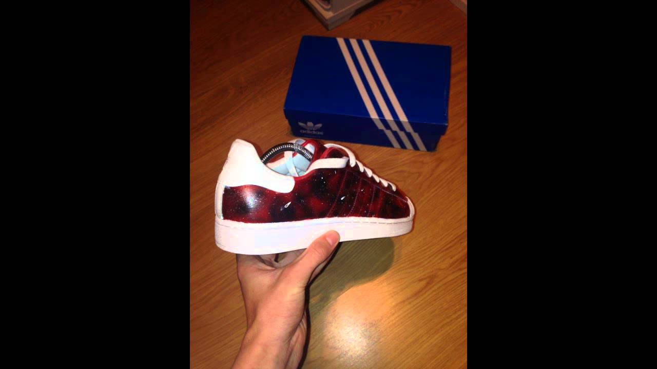 Custom adidas superstars - YouTube