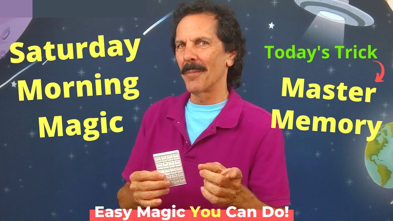 SATURDAY MORNING MAGIC / FREE and EASY Magic Tricks You Can Do ...
