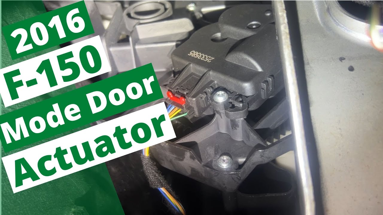 2016 F-150 Mode Door Actuator Replacement. Wont switch off of vent ...