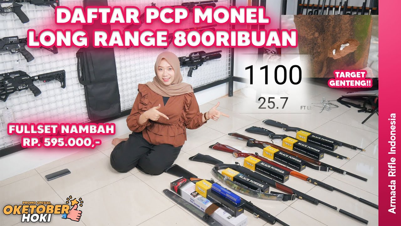 PCP MONEL HARGA 800RIBUAN BIG GAME !! TURUN HARGA SENAPAN ANGIN HINGGA ...