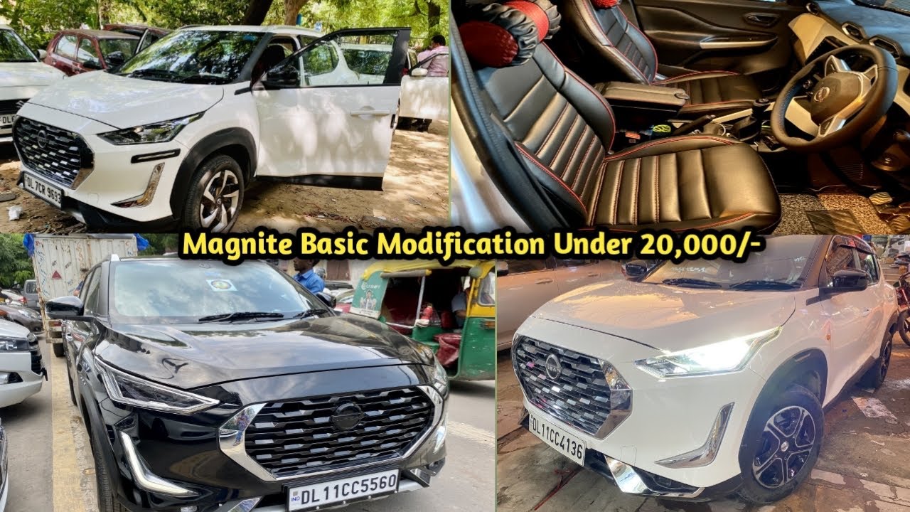 💥 Nissan Magnite Xe(Base) Full Modification🔥Budget-Friendly ...