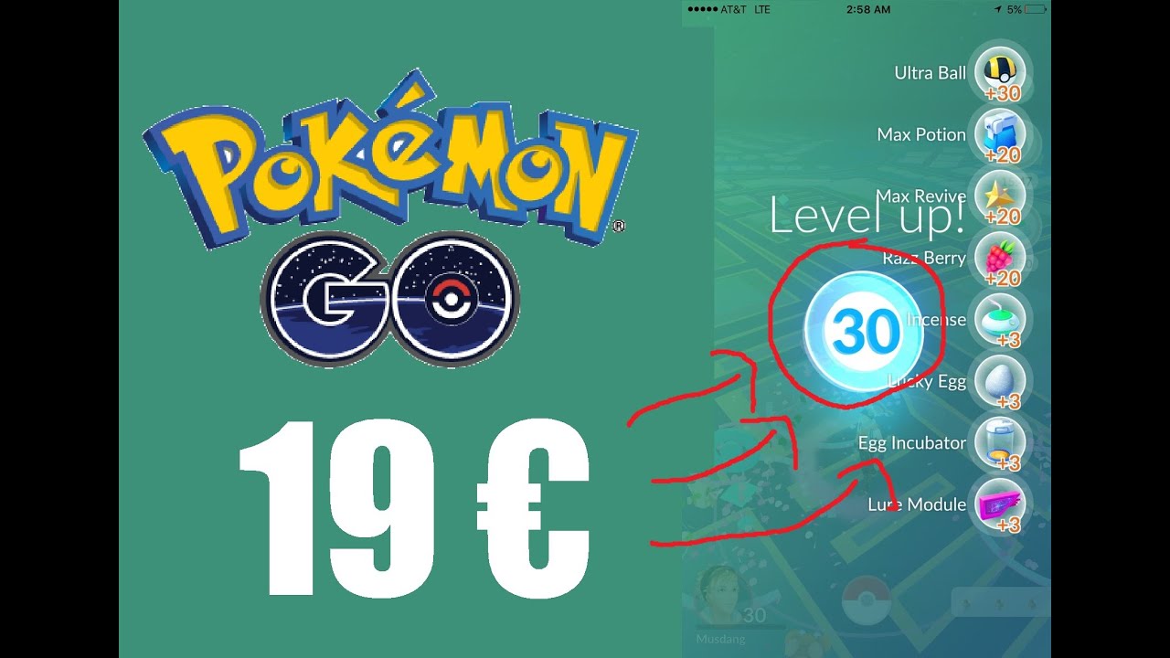 LEVEL 30 FOR 19€!!! Cheap Pokemon Go Accounts! - YouTube