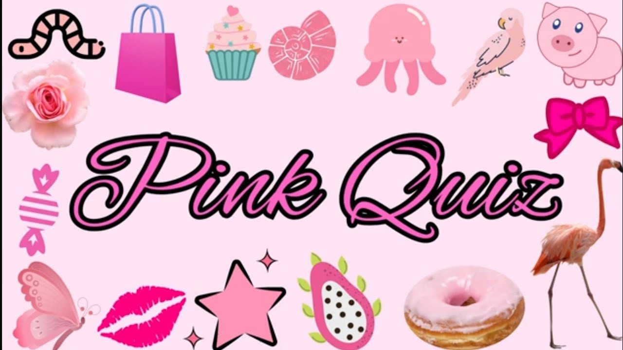 Pink Quiz🫦🦄🐖🌷🩷 Teste dein Wissen🤔👀📚 - YouTube