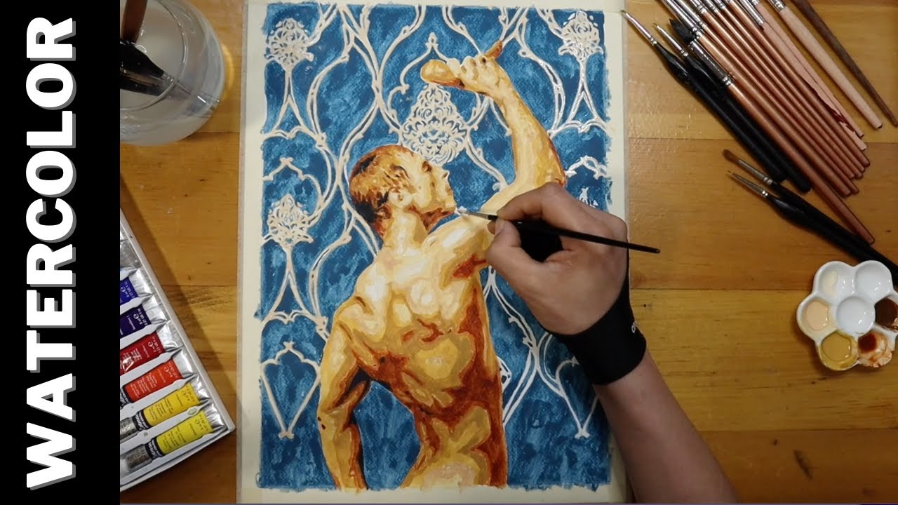 Painting Tutorial Time lapse Episode (135) Da Vinci Code With Dots # ...
