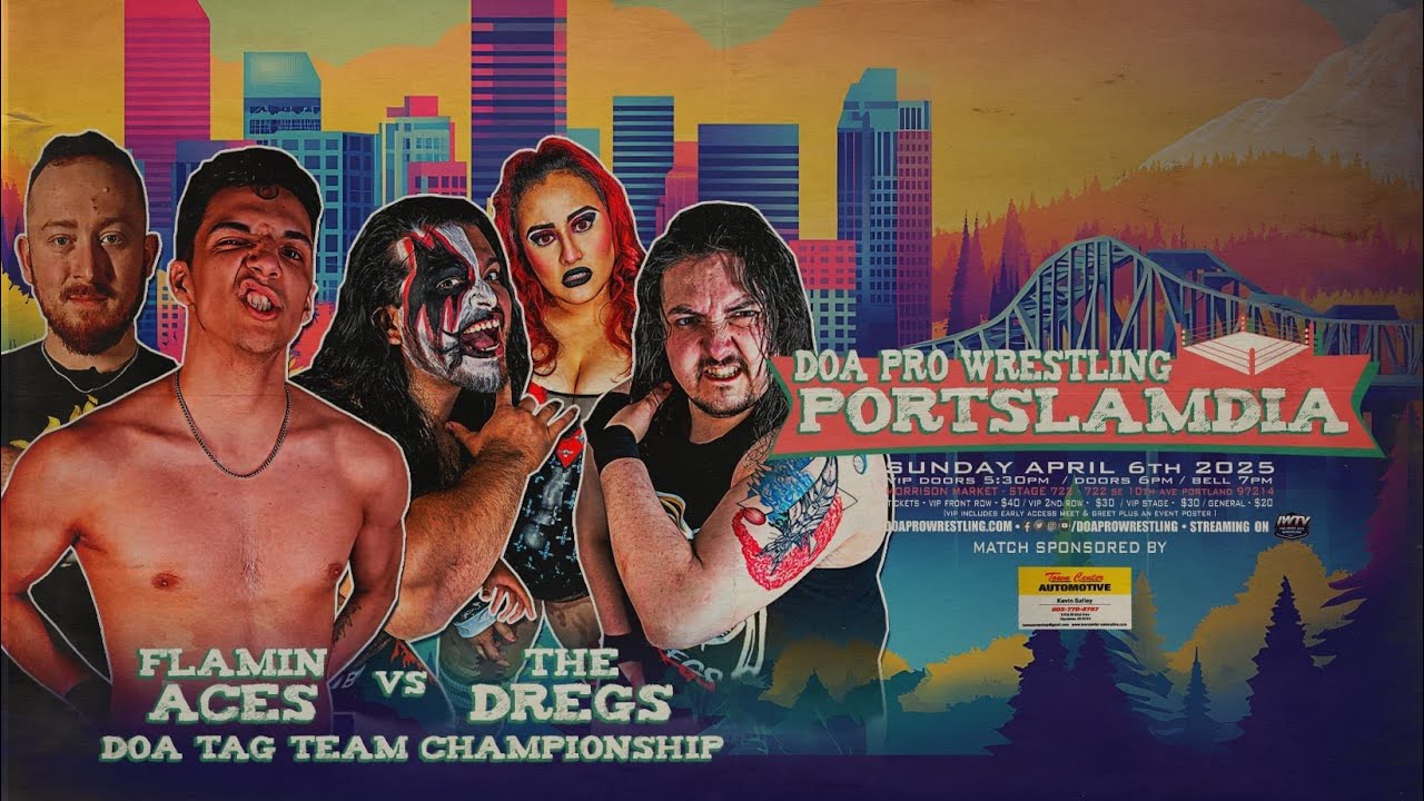 Flamin' Aces (c) vs The Dregs | Tag Team Championship @ DOA Pro ...