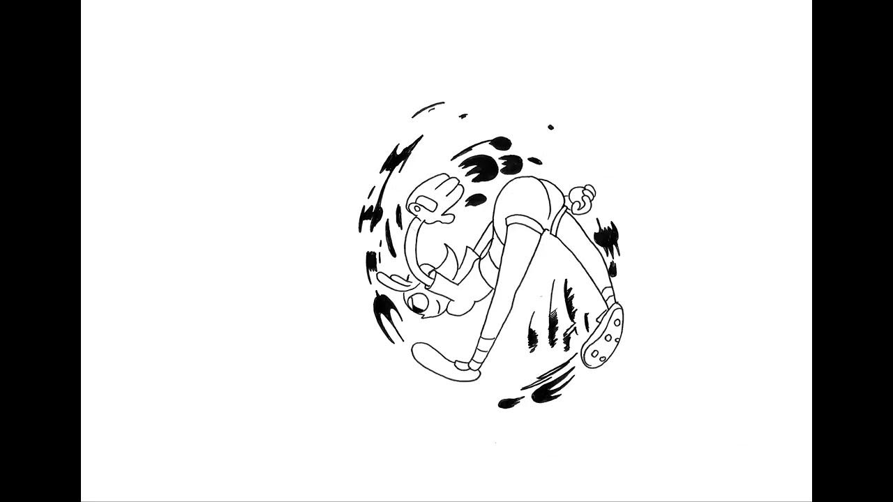 Baseball player animation - 2D cell animation - YouTube