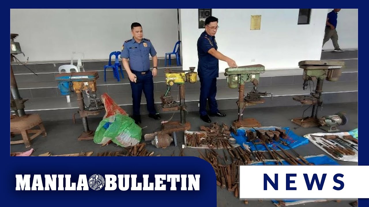 Police shut down 15 illegal gun-manufacturing sites in Cebu - YouTube