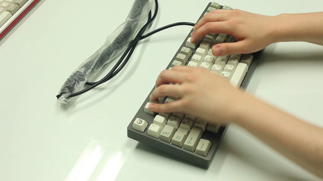 Custom Keyboard _ 356cl Dark gray edition - YouTube