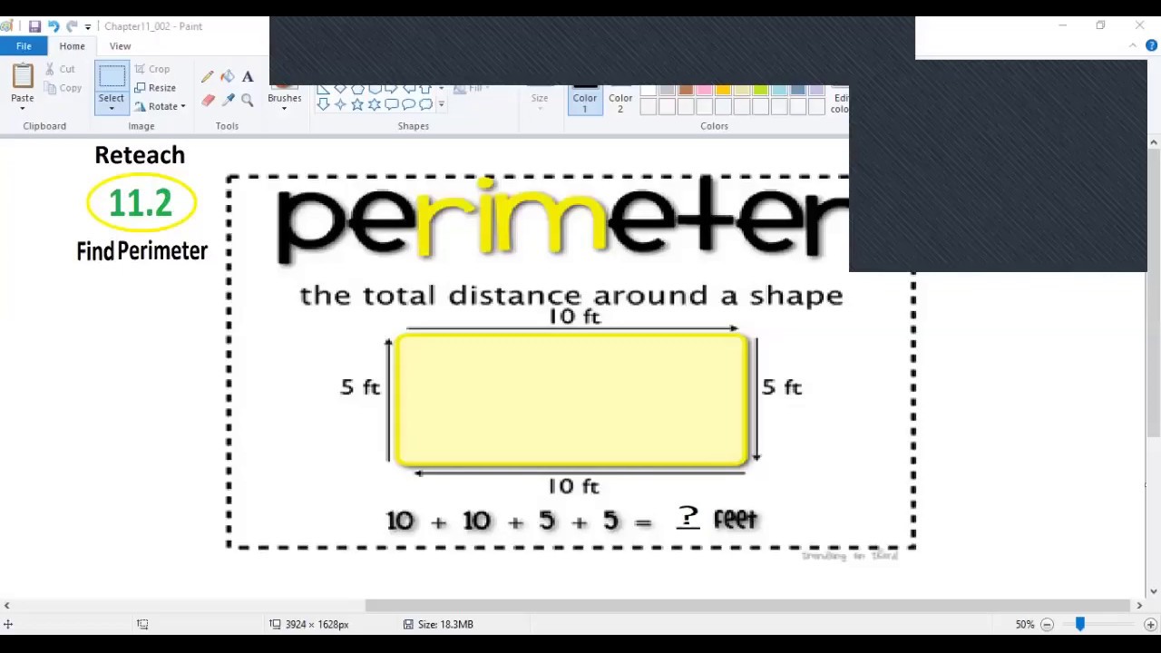 GoMath 3rd Grade - 11.2 Find Perimeter Reteach - YouTube