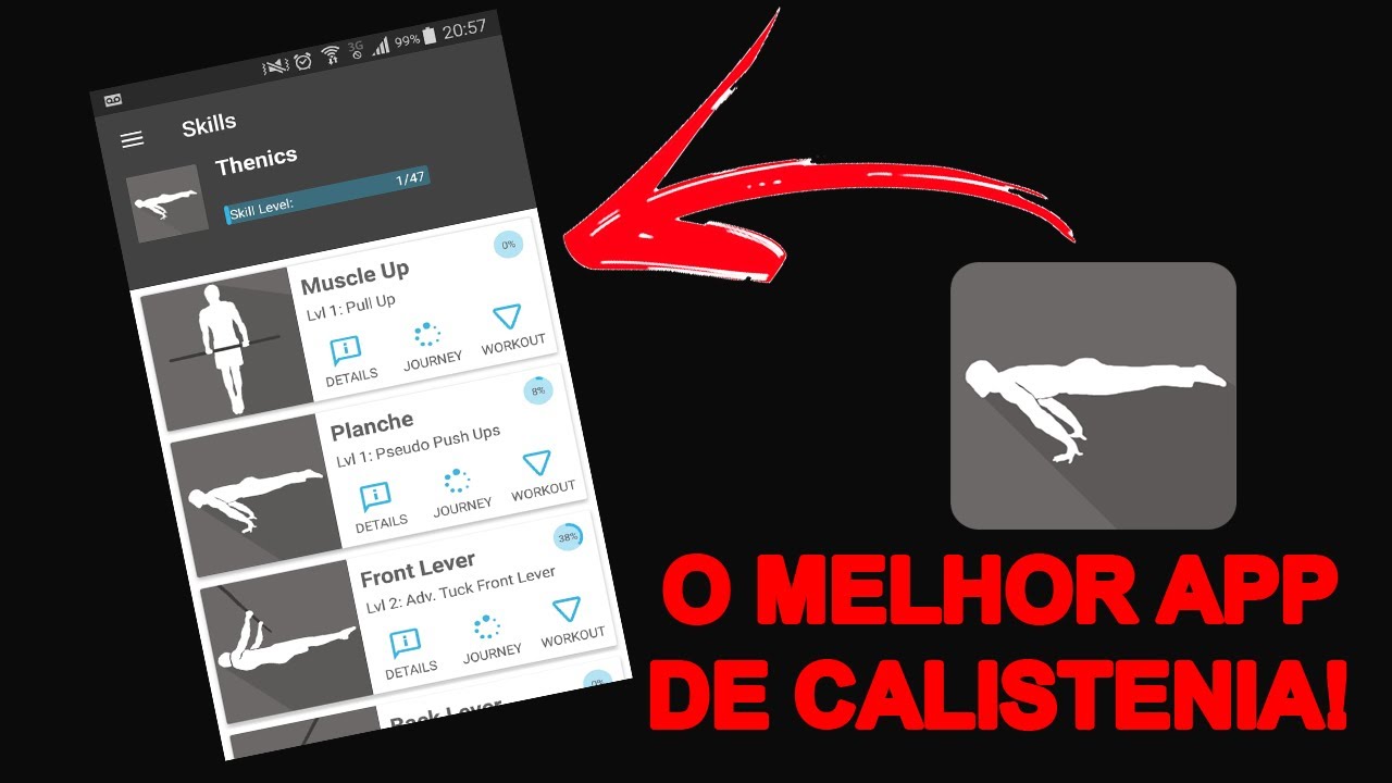 THENICS O MELHOR APP PARA CALISTENIA! - YouTube