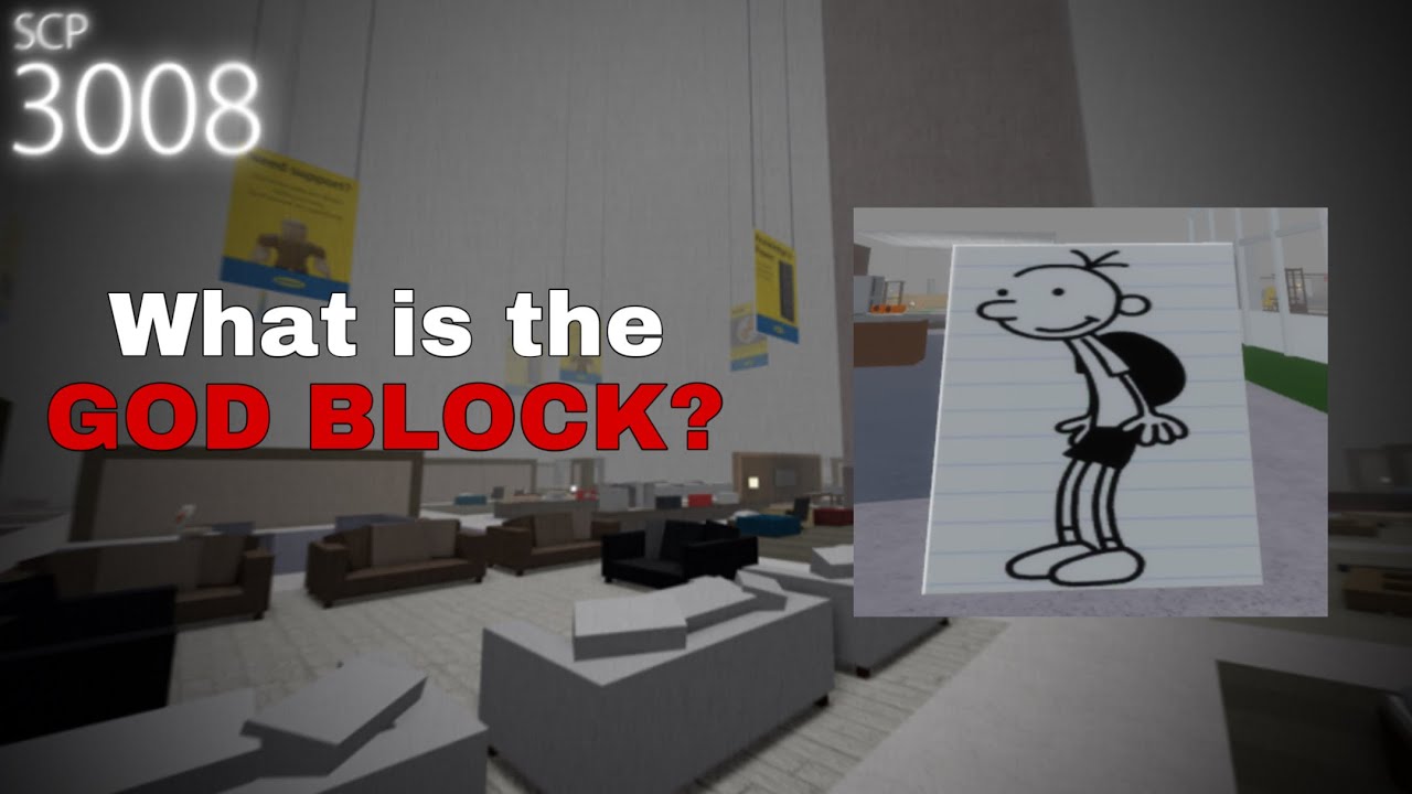 What is the GOD BLOCK? (SCP 3008 Roblox) - YouTube