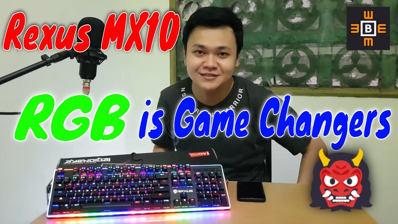 Unbox & Review Rexus MX10 LEGIONARE MECHANICAL KEYBOARD | BlackMonday ...