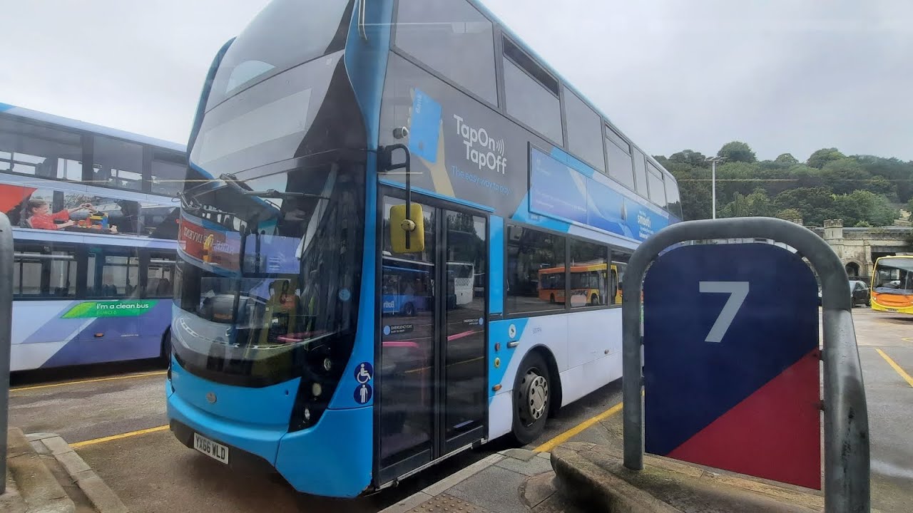 First West of England ADL Enviro400 MMC 33799 YX66WLD Route D2x to Bath ...