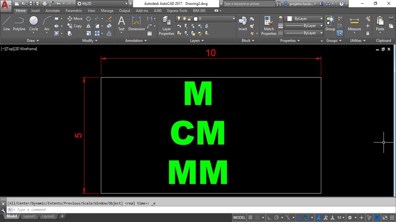 Unidades de Medida no AutoCAD - Dica Rápida 04/10 - YouTube