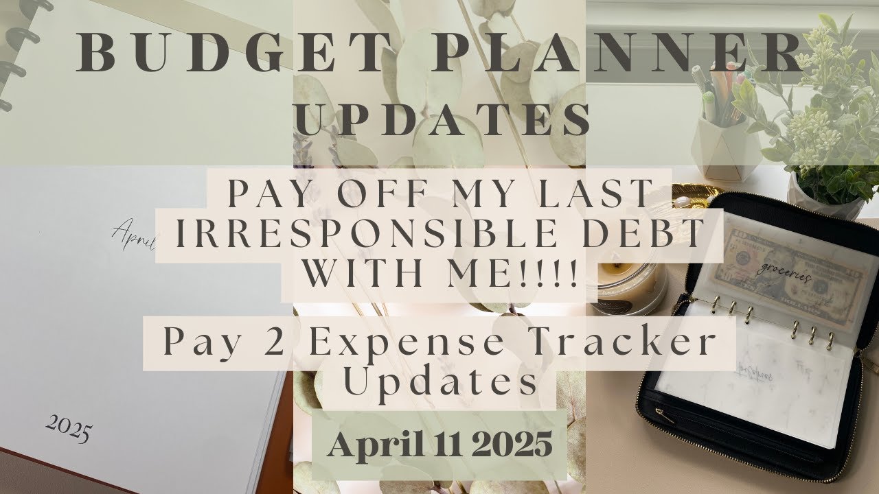 Budget Planner Updates | April Budget Planner Update | Debt Journey ...
