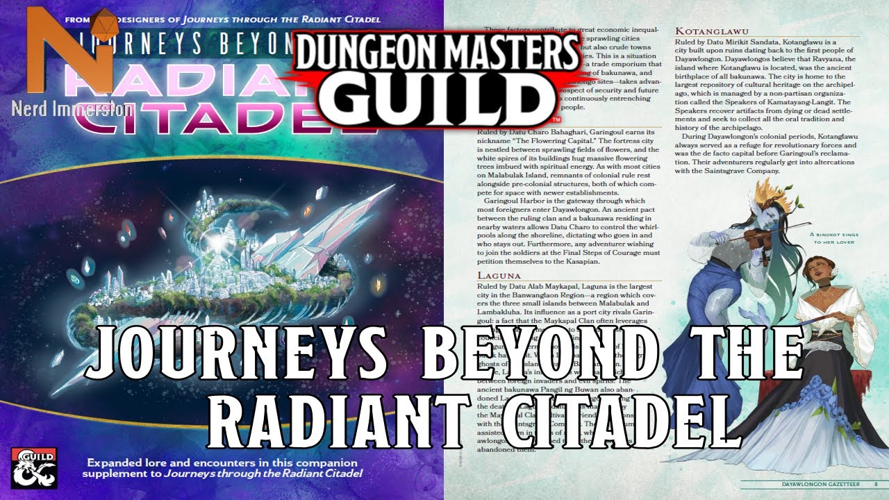 DM's Guild Review: Journeys Beyond the Radiant Citadel | Nerd Immersion ...