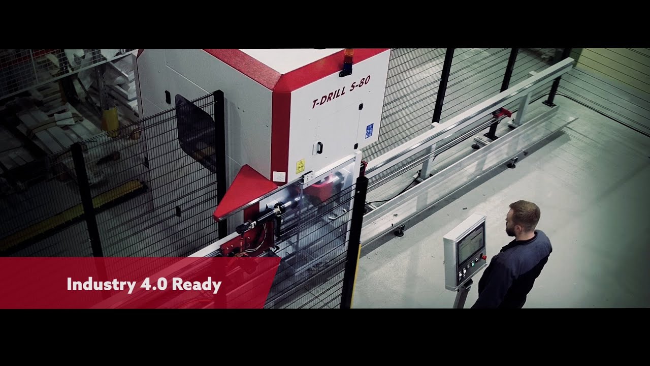 T-DRILL S-80 Fully Automatic Collaring Machine - YouTube