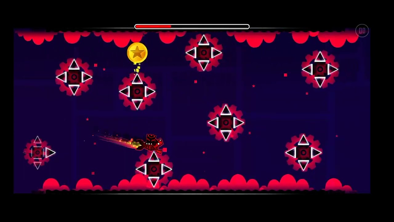 Trying to beat clutterfunk in geometry dash - YouTube