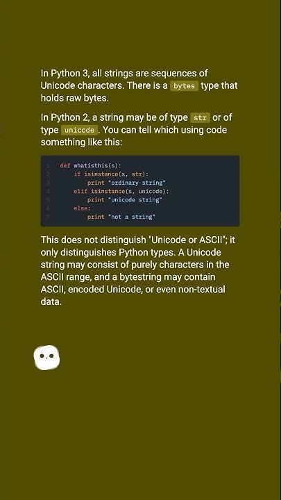 How do I check if a string is unicode or ascii? #shorts - YouTube