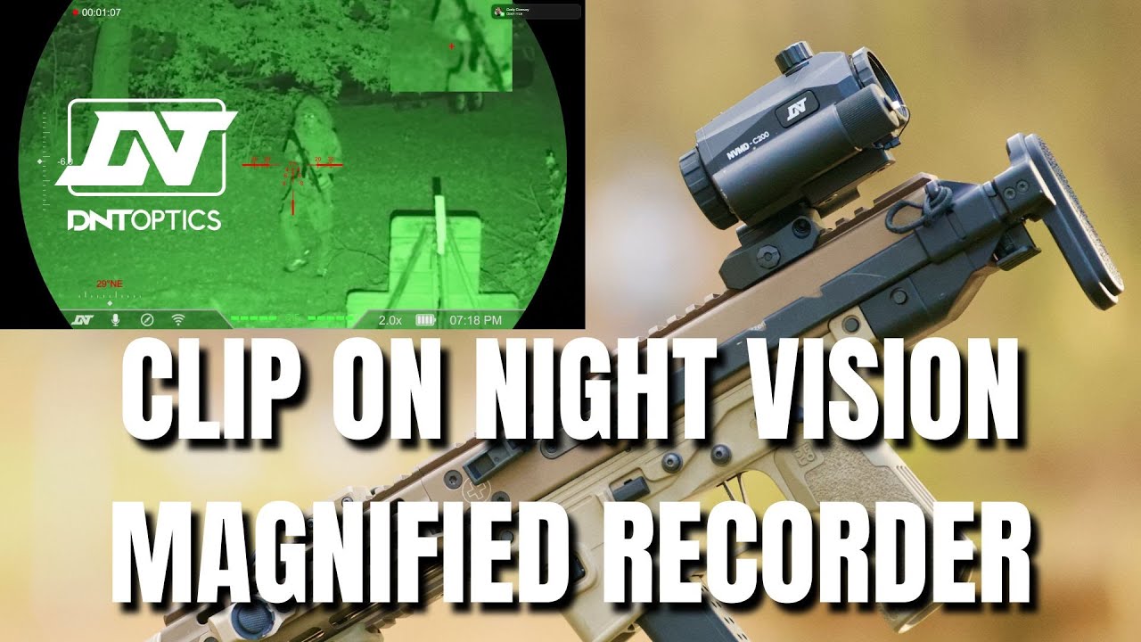 This optic does EVERYTHING! Magnifier, NIGHT VISION, Action Camera ...