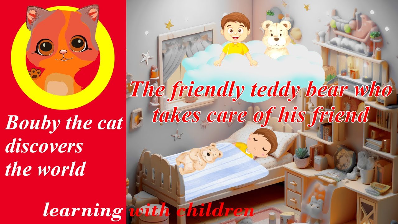 The friendly teddy bear who takes care of his friend 🧸 😴 - YouTube