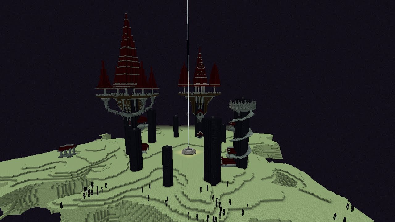 Transforming the minecraft end part 2 - YouTube