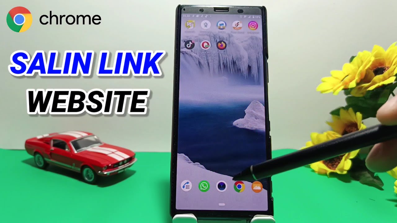 Cara Salin Link Website di Chrome Android - YouTube