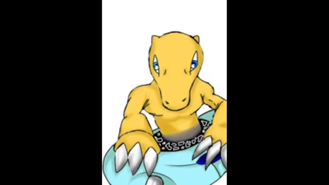 [ Mobile Drawing ] Menggambar Digimon - Agumon / Drawing Digimon ...