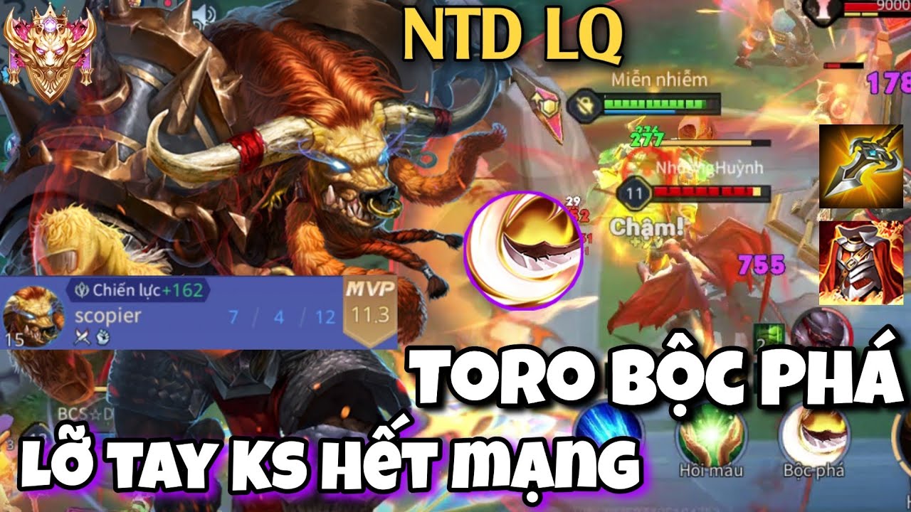 Toro Mùa 24 Liên Quân Mobile | Cách Chơi, Lên Đồ, Phù Hiệu Bảng Ngọc Chuẩn Cho Toro Mùa 24 Đi Sp ...