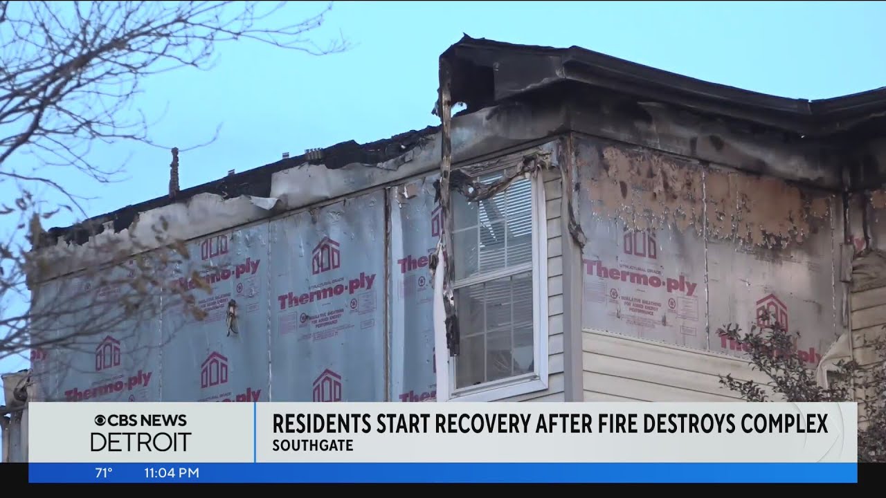 Displaced families react after Southgate senior living community fire ...
