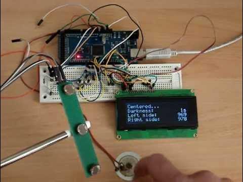 Arduino solar tracker - YouTube