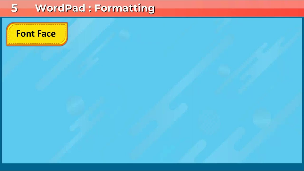 WORDPAD FORMATTING YouTube WORDPAD FORMATTING YouTube
