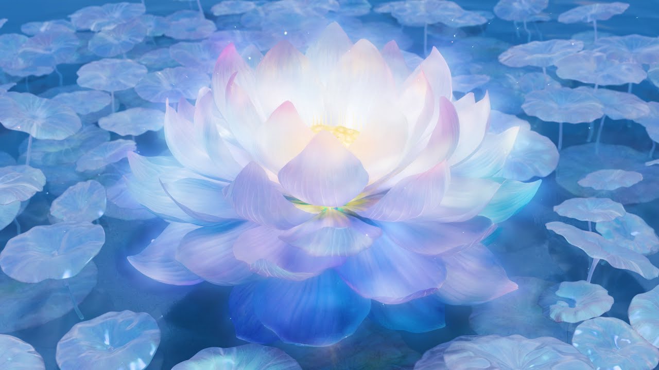 I made a colorful lotus from Nezha 2 using Blender - YouTube