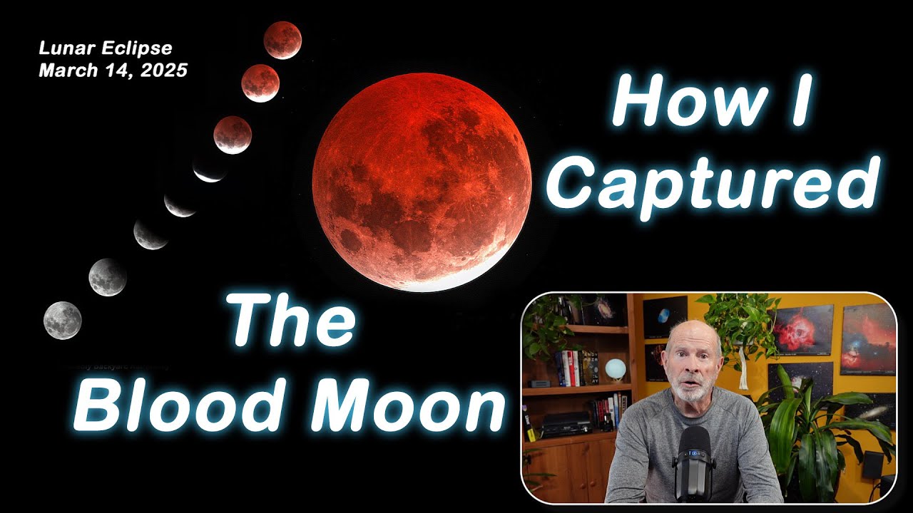 Lunar Eclipse of March 14 2025 from The Heavenly Backyard, It was a ...
