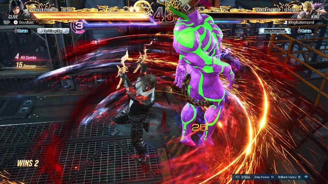 TEKKEN 8 King fear Clive Players - YouTube
