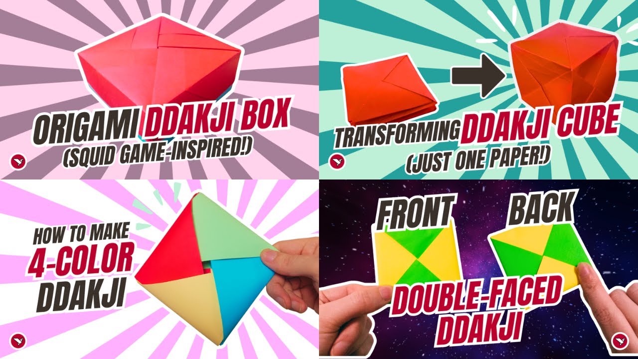Top 9 Ddakji Creations That Will Blow Your Mind - Origami Tutorials ...