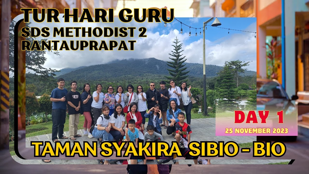 Taman Syakira Sibio - bio Tapanuli Selatan - Tur Hari Guru - YouTube