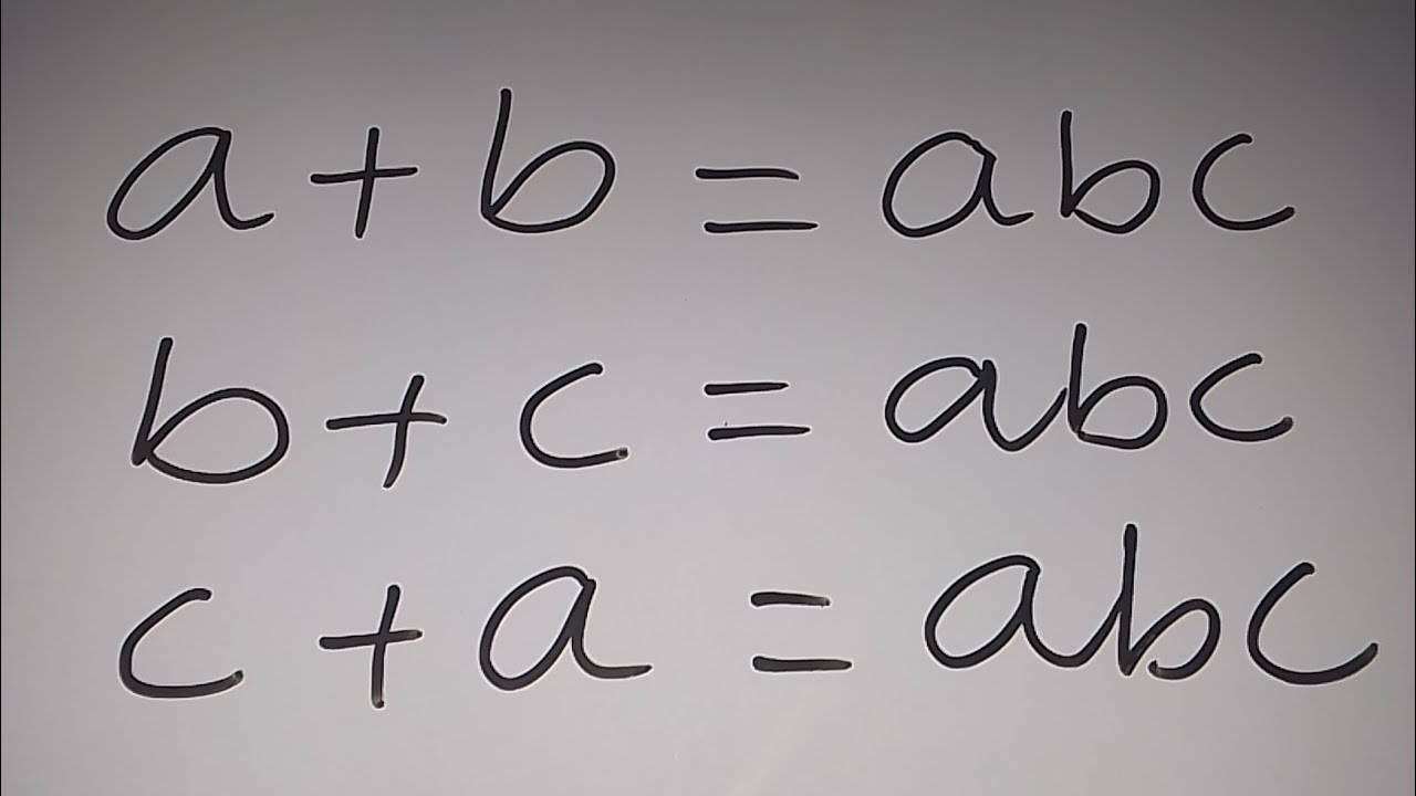 France | Can you solve this ? | Math Olympiad | a=? b=? c=? - YouTube