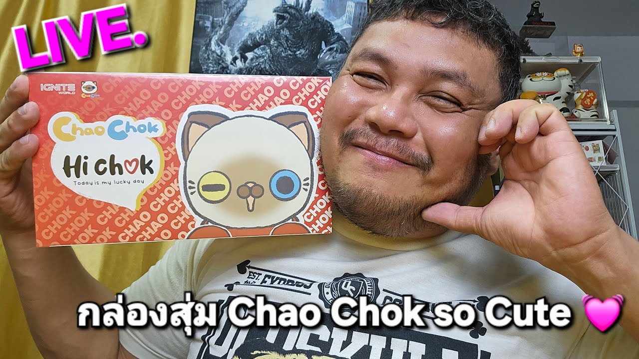 Live. Unbox กล่องสุ่ม CHAO CHOK : HI CHOK TO DAY MY LUCKY DAY. ART TOYS ...