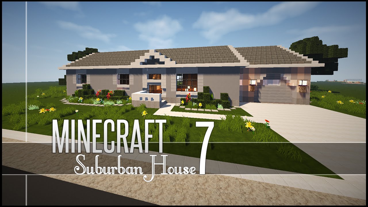 Minecraft Let's Build - Suburban House 7 - YouTube