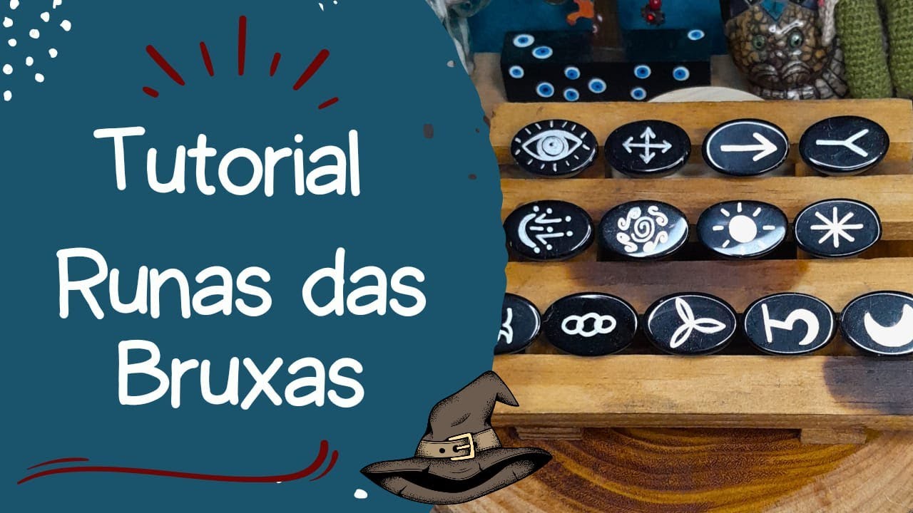 Aprenda a fazer suas próprias Runas das Bruxas, bem explicadinho - YouTube