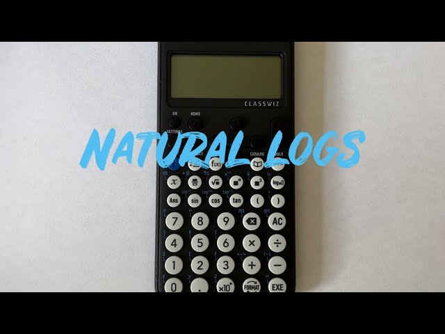 Negative Log Calculator The Natural Log Key On The New Casio Fx 83GT Negative Log Calculator The Natural Log Key On The New Casio Fx 83GT