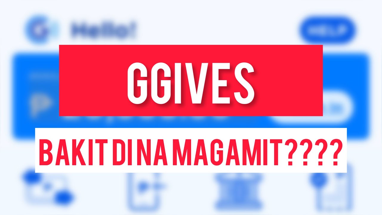 NAKAPAG BAYAD KA NA, PERO DI PA DIN MAGAMIT ANG GGIVES??? - YouTube