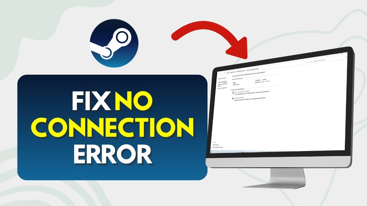 How To Fix Steam No Connection Error 2024 (Working) - YouTube