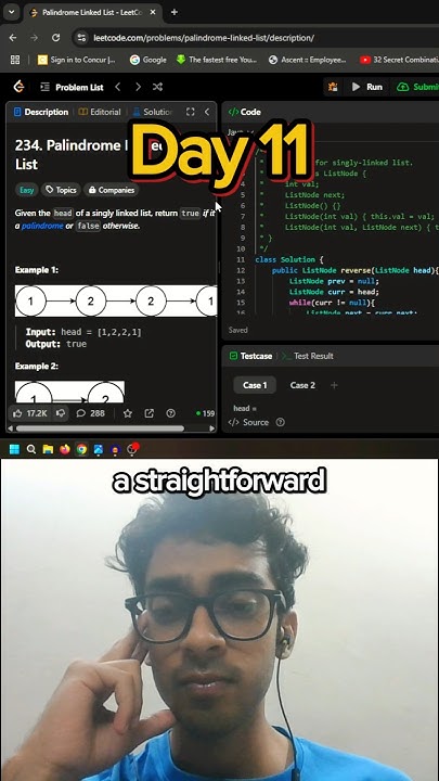 Episode 11 | Coding everyday until I get a job #job #leetcode #dsa #coding - YouTube