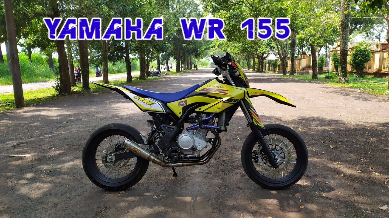 TEST RIDE YAMAHA WR 155 SUPERMOTO || TEST WHEELIE || MANTAP - YouTube