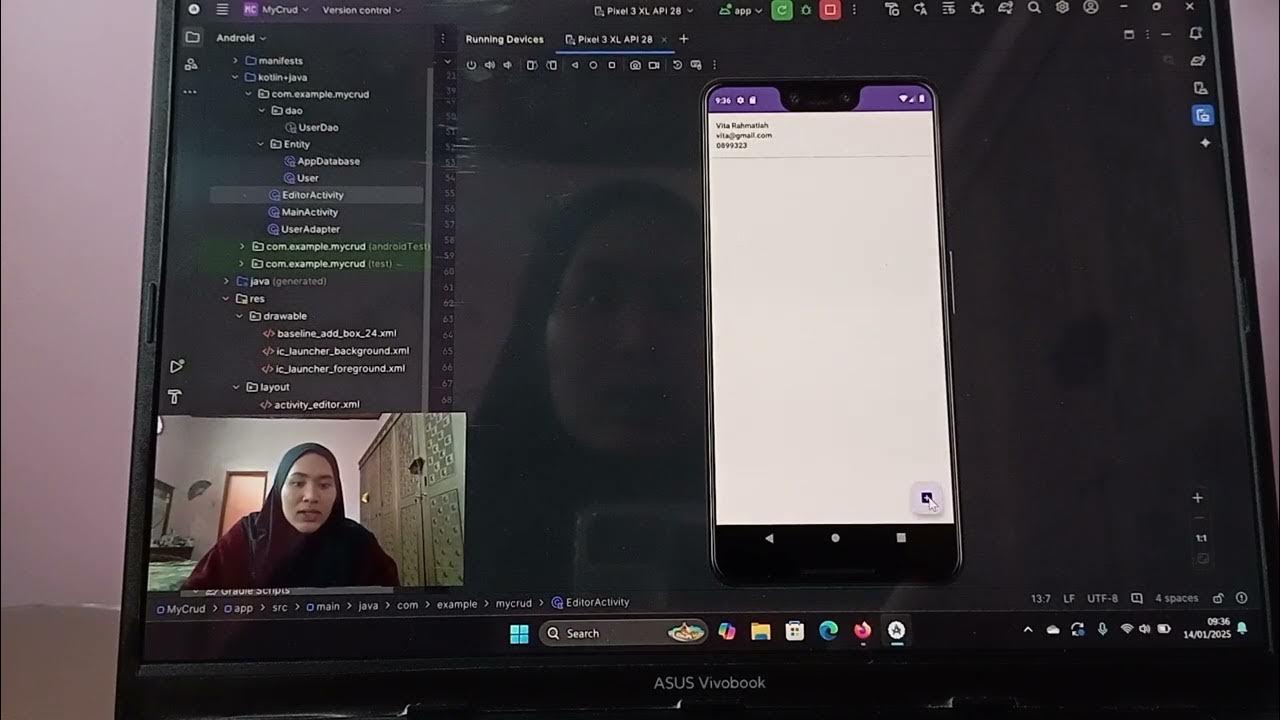 Tugas UAS Android Studio CRUD - YouTube